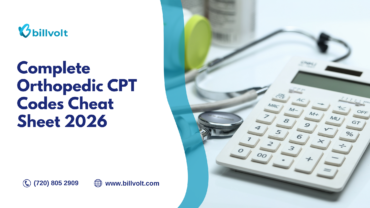 Complete Orthopedic CPT Codes Cheat Sheet 2026